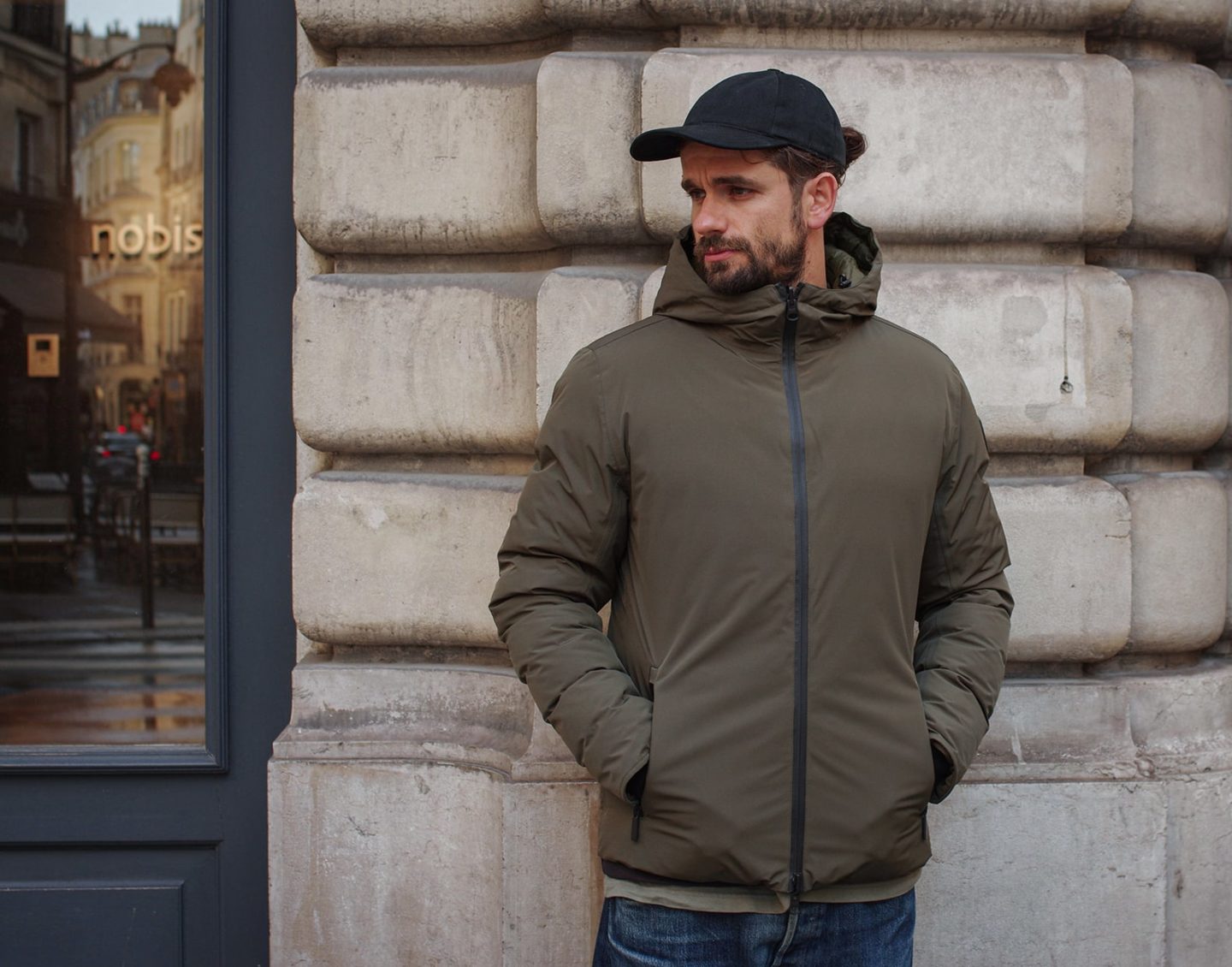 Découvre une doudoune stylée avec la Nobis Chris puffer jacket à Paris