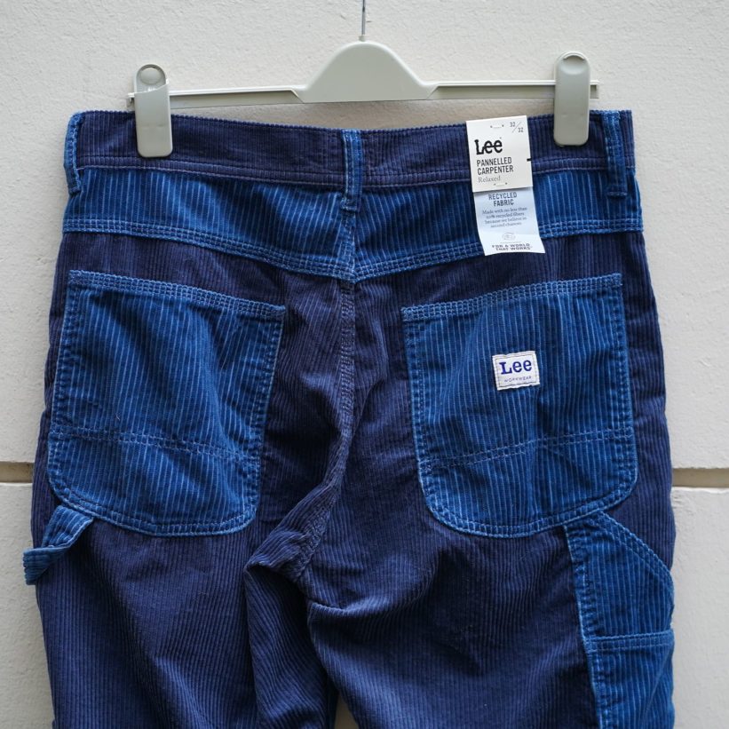 Costume workwear en velours et mood indigo par Lee | Borasification